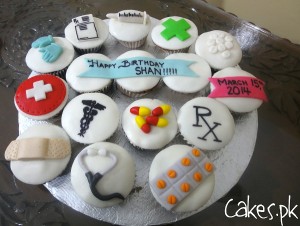 Doctor Themed Cupcakes - Cakes.pk
